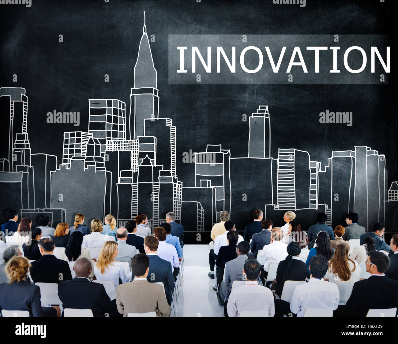 Innovation Innovate Invention Development Design Concept Stock Photo ...