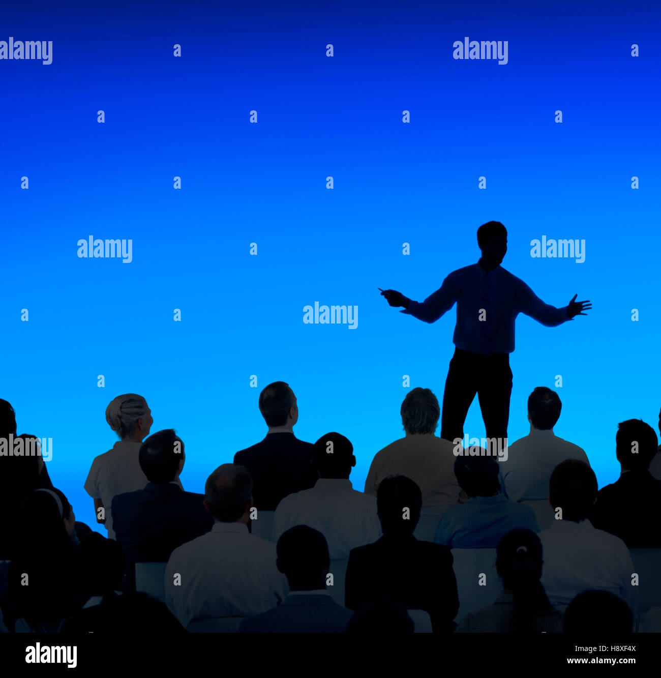 Business People Seminar Conference Corporate Presentation Concept Stock ...