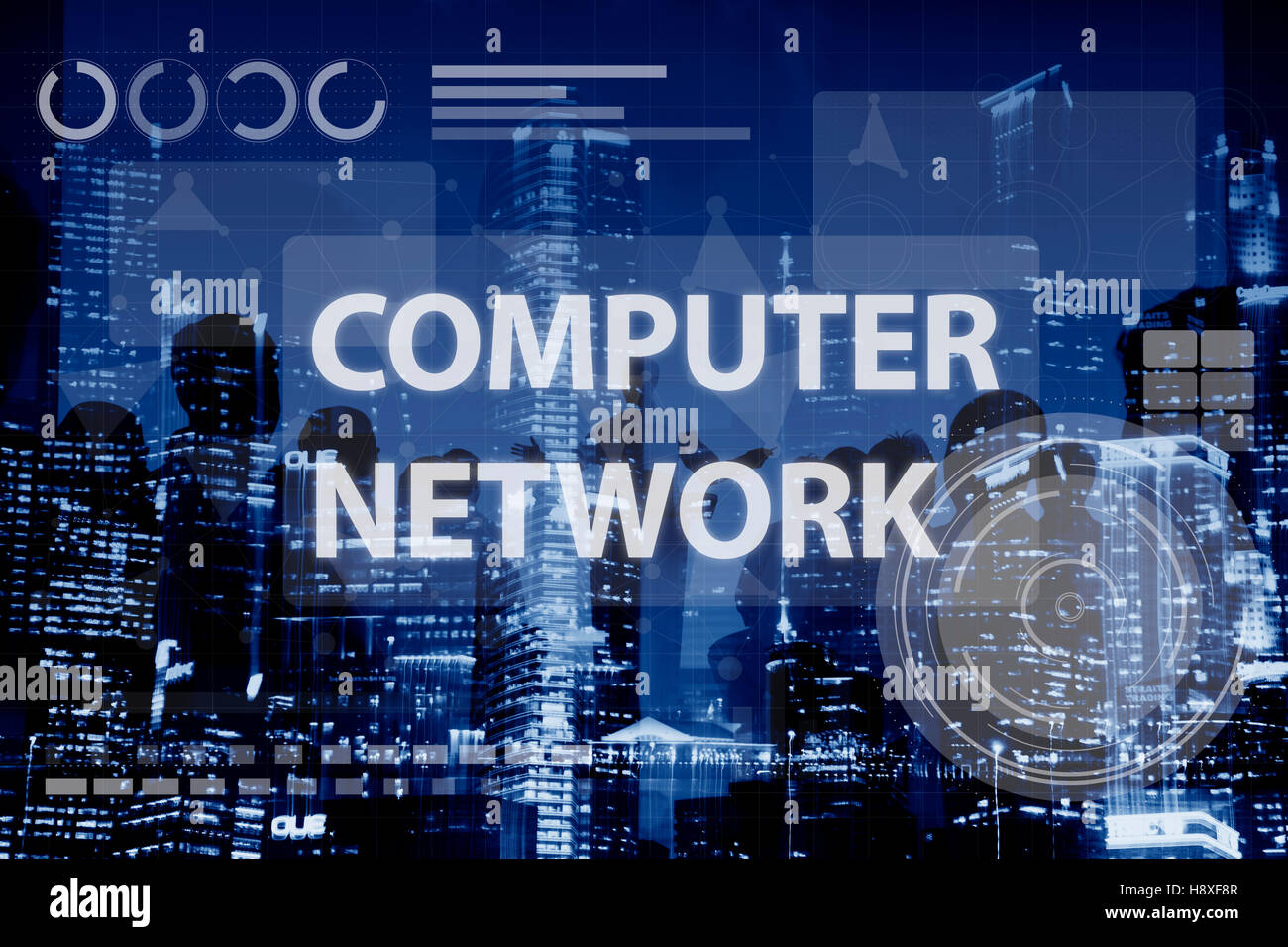 Computer Network Digital Connection Technology Concept Stock Photo - Alamy