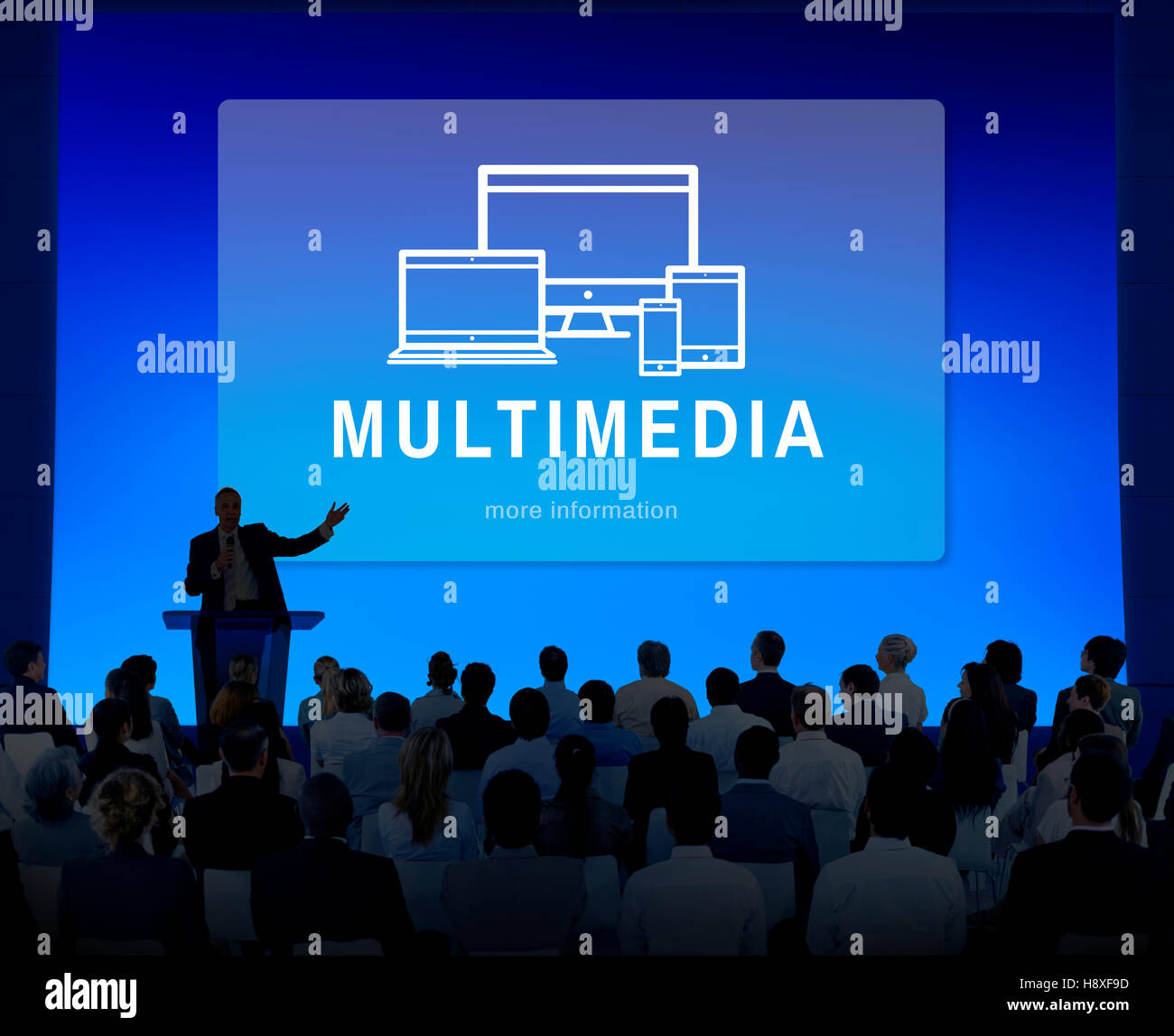 Multimedia Digital Design Innovation Computer Concept Stock Photo - Alamy