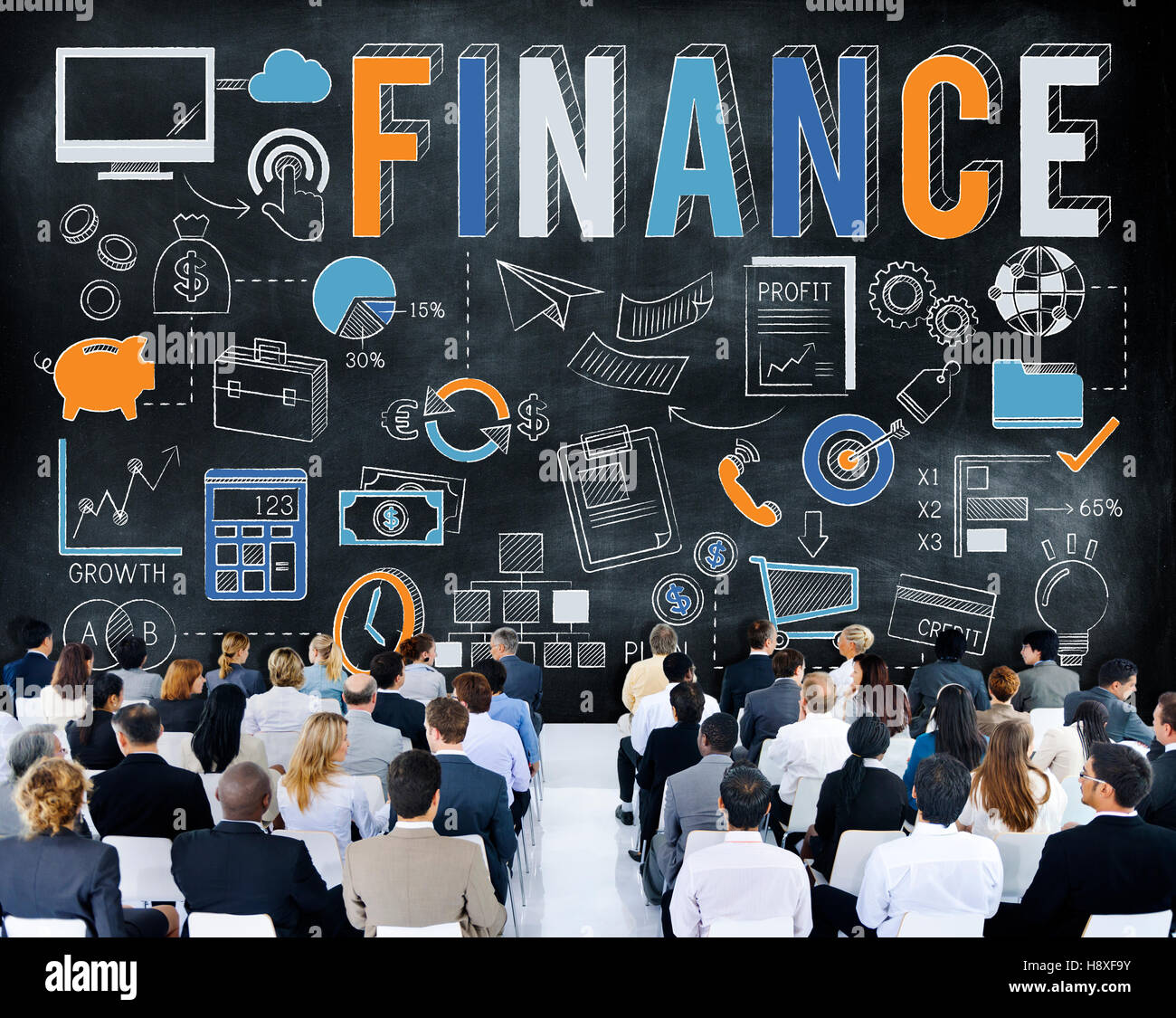 Finance Economics Savings Money Credit Concept Stock Photo - Alamy