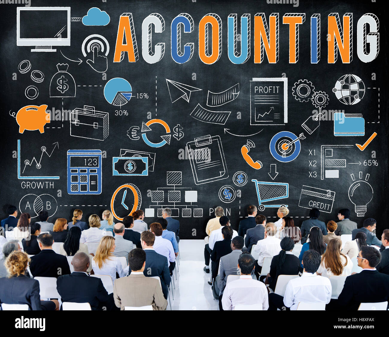 Accounting symbols hi-res stock photography and images - Alamy