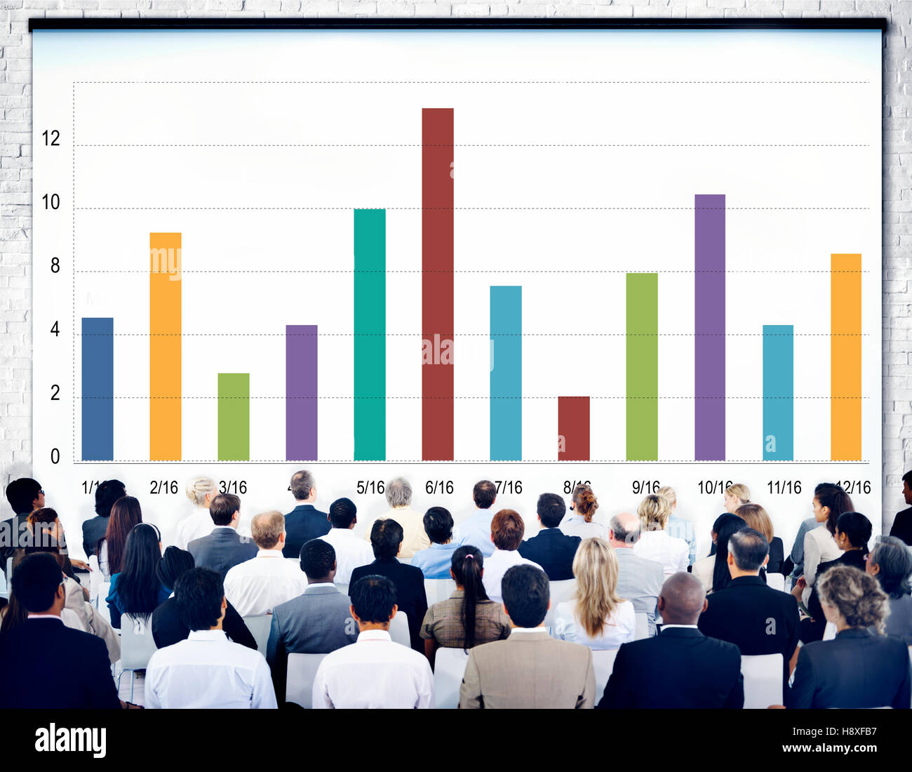 Analysis Analytics Bar graph Data Information Concept Stock Photo - Alamy