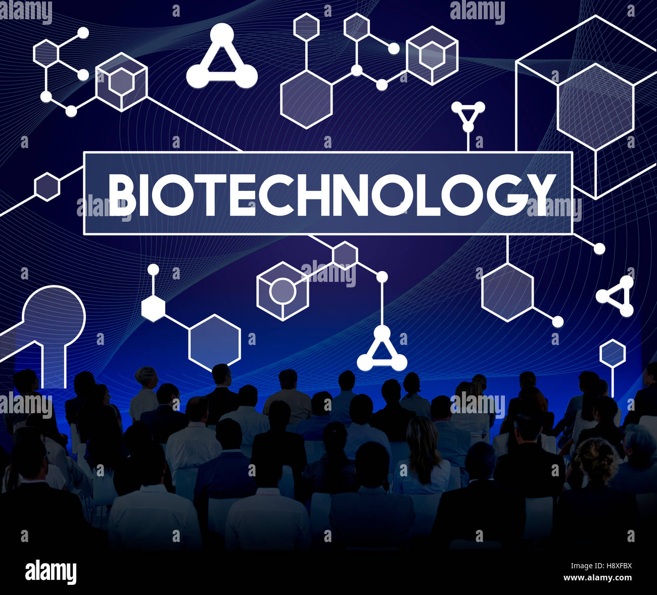 Biotechnology DNA Cell Molecule Experiment Research Concept Stock Photo ...