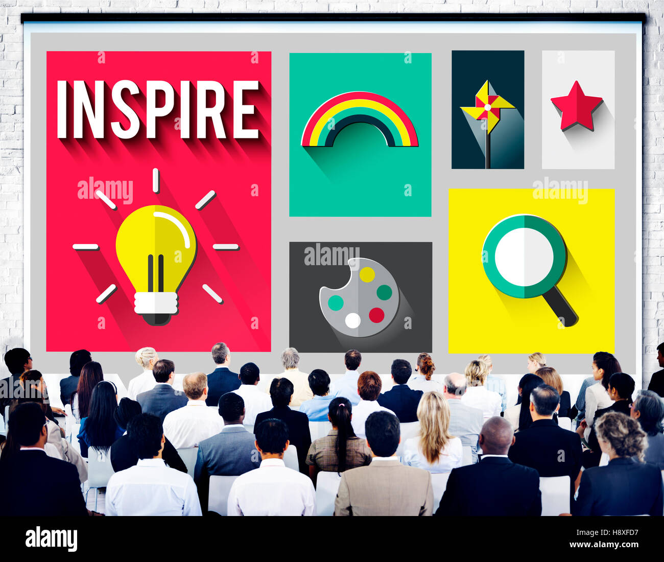Inspire Inspiration Creative Vision Hopeful Concept Stock Photo - Alamy