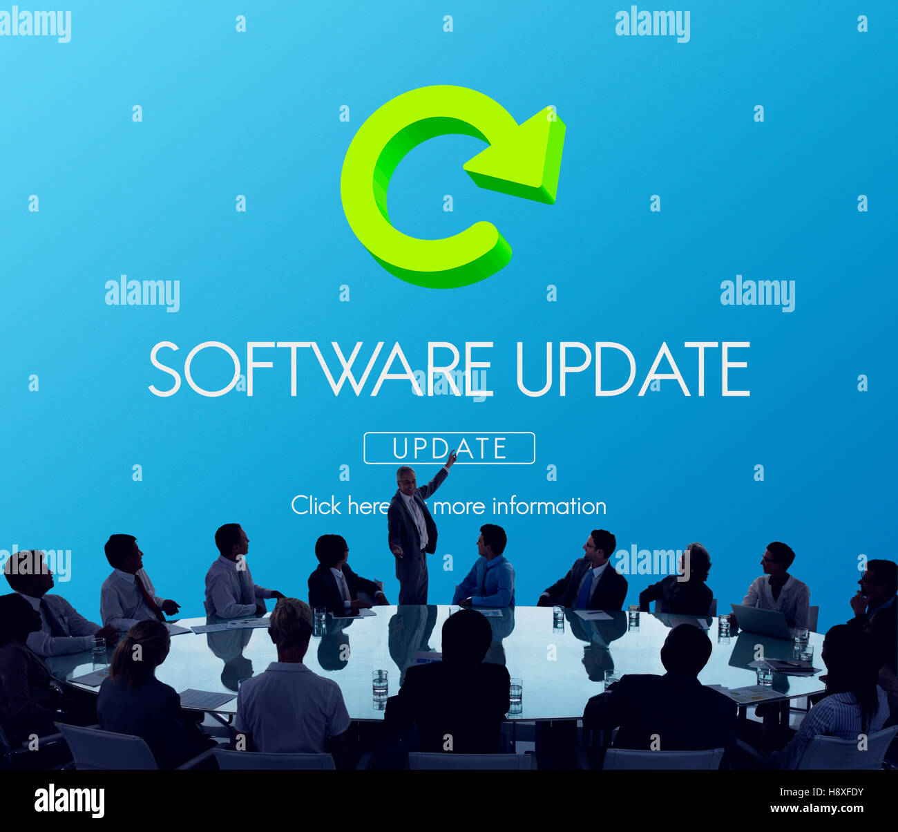 Software Update Program Digital Improvement Concept Stock Photo - Alamy