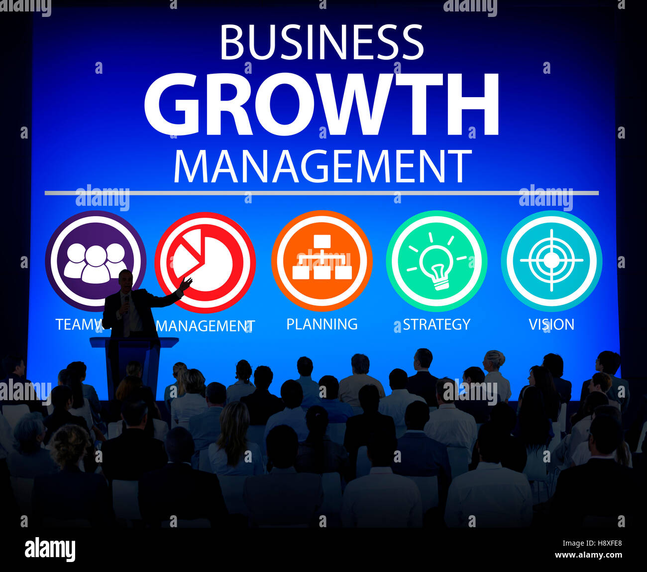 Business Strategy Management Mission Success Concept Stock Photo - Alamy