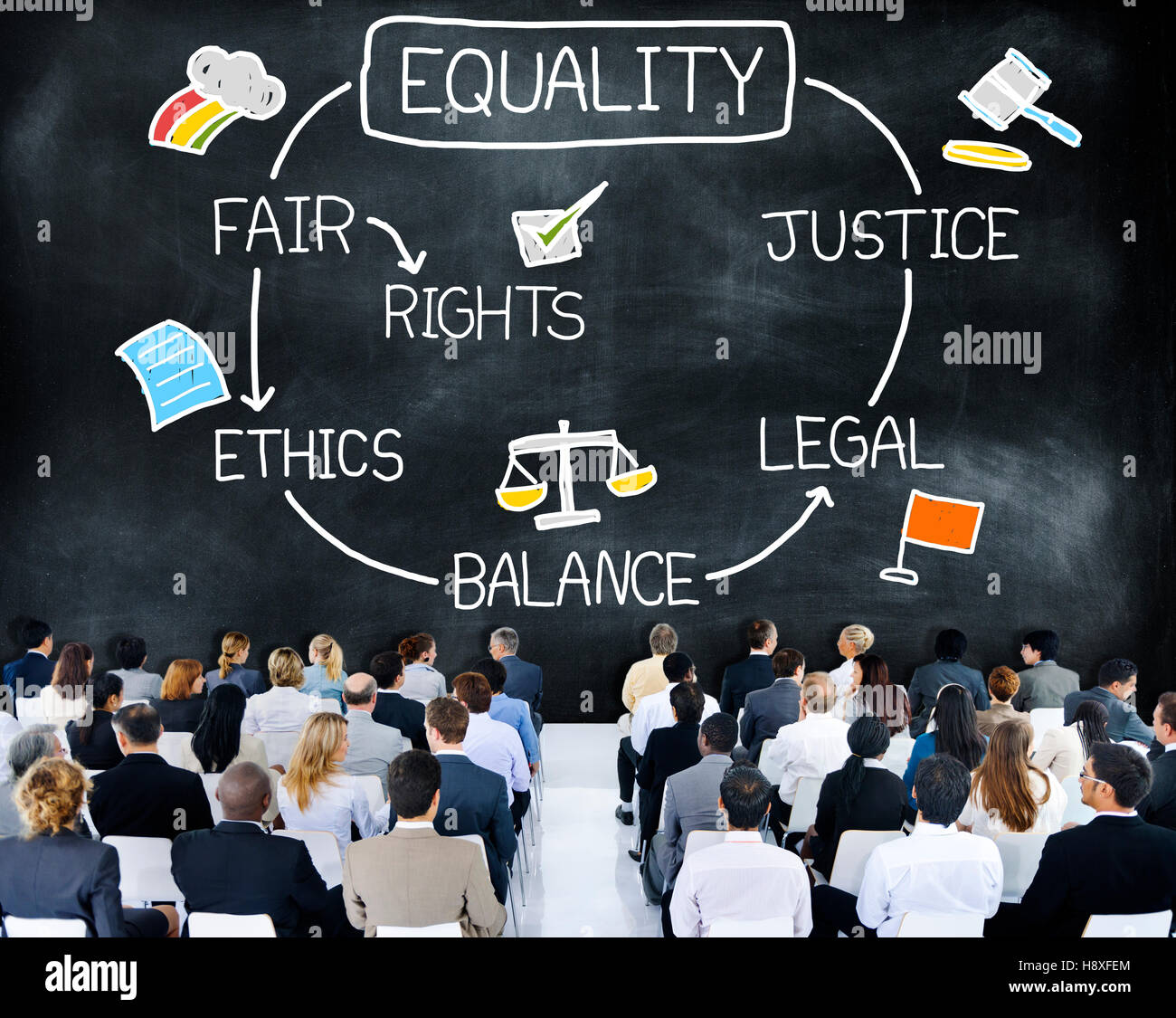 Equality Rights Balance Fair Justice Ethics Concept Stock Photo - Alamy