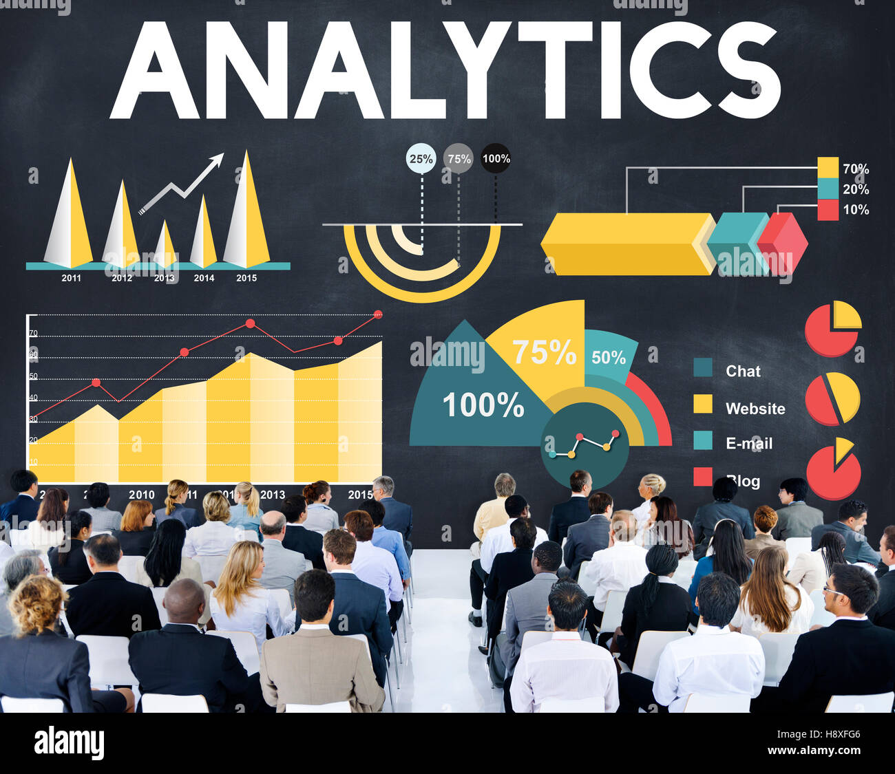 Analytics Percentage Business Chart Concept Stock Photo - Alamy