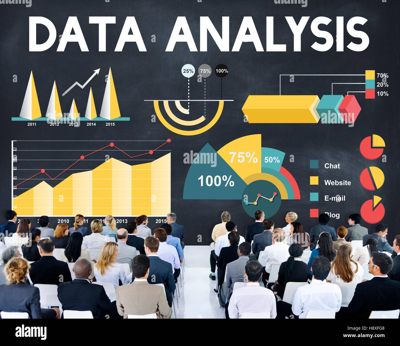 Data Analysis Percentage Business Chart Concept Stock Photo - Alamy