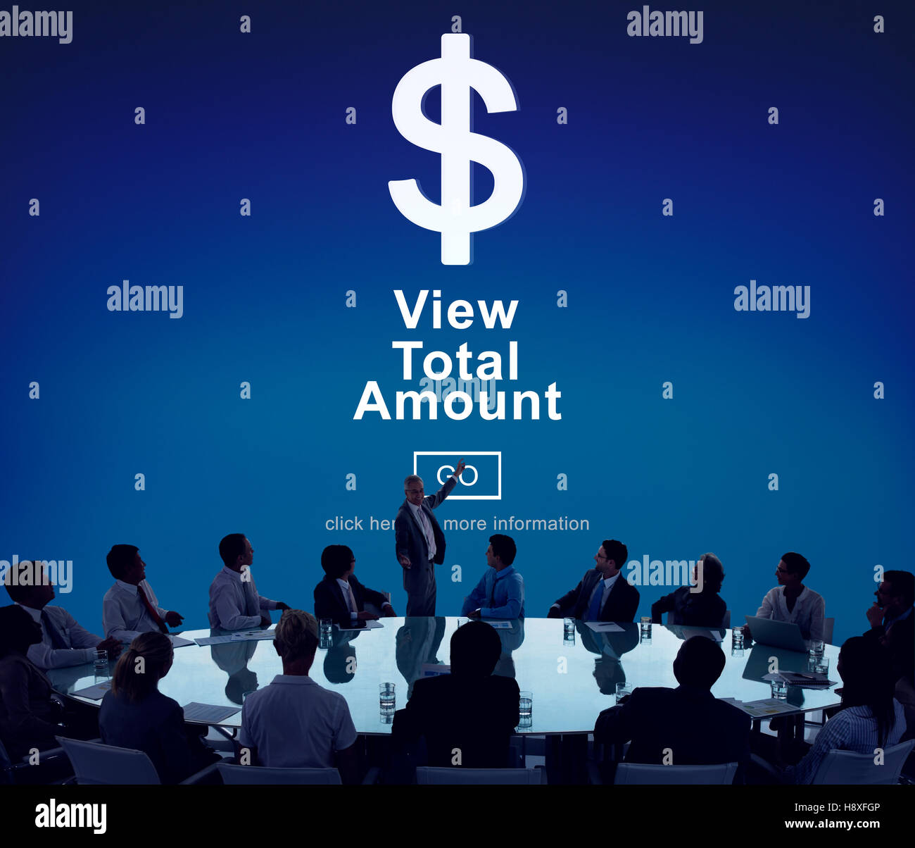 View Total Amount Accountant Balance Record Concept Stock Photo - Alamy