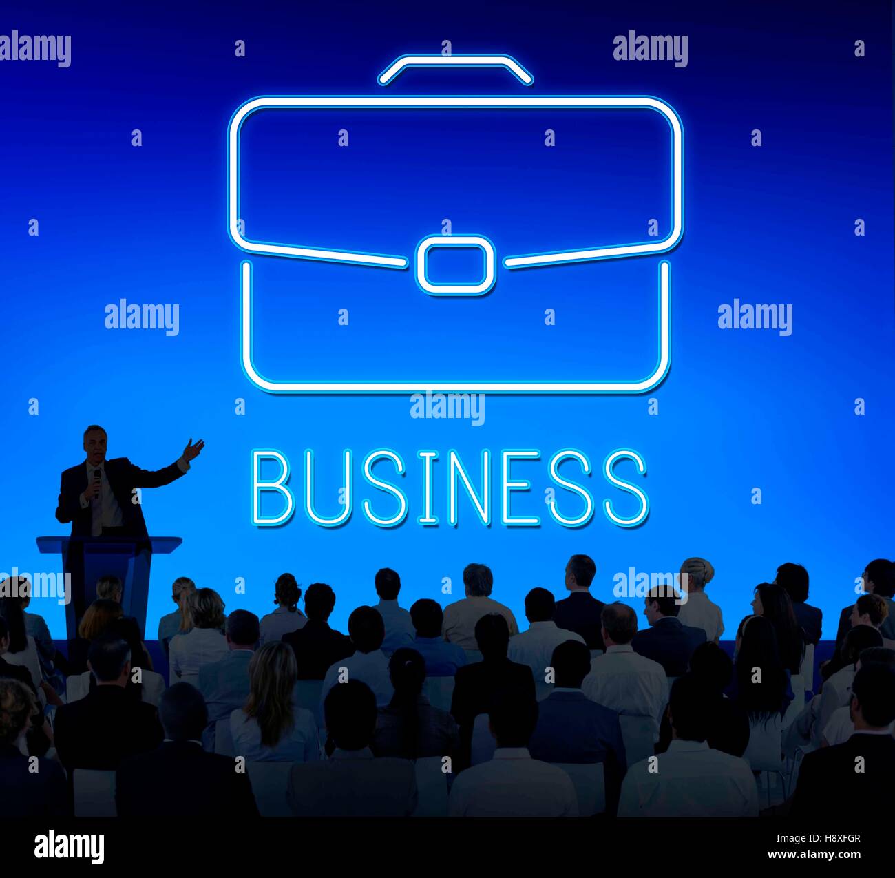 Business Briefcase Confidential Growth Collaboration Concept Stock ...