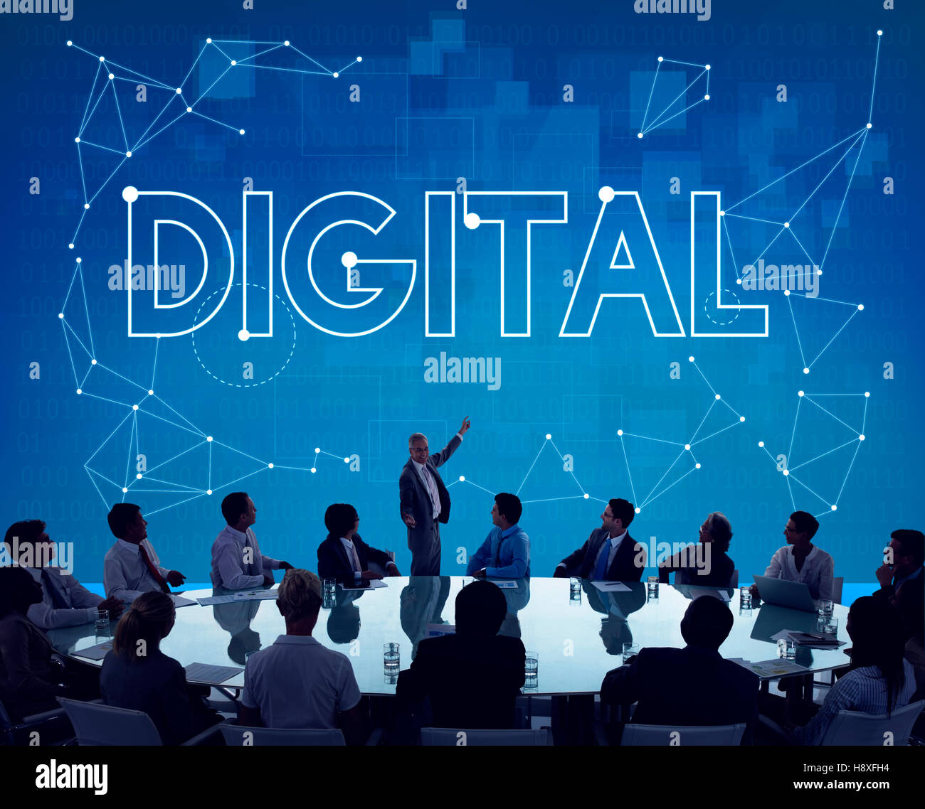 Digital Technology Media Information Data Concept Stock Photo - Alamy