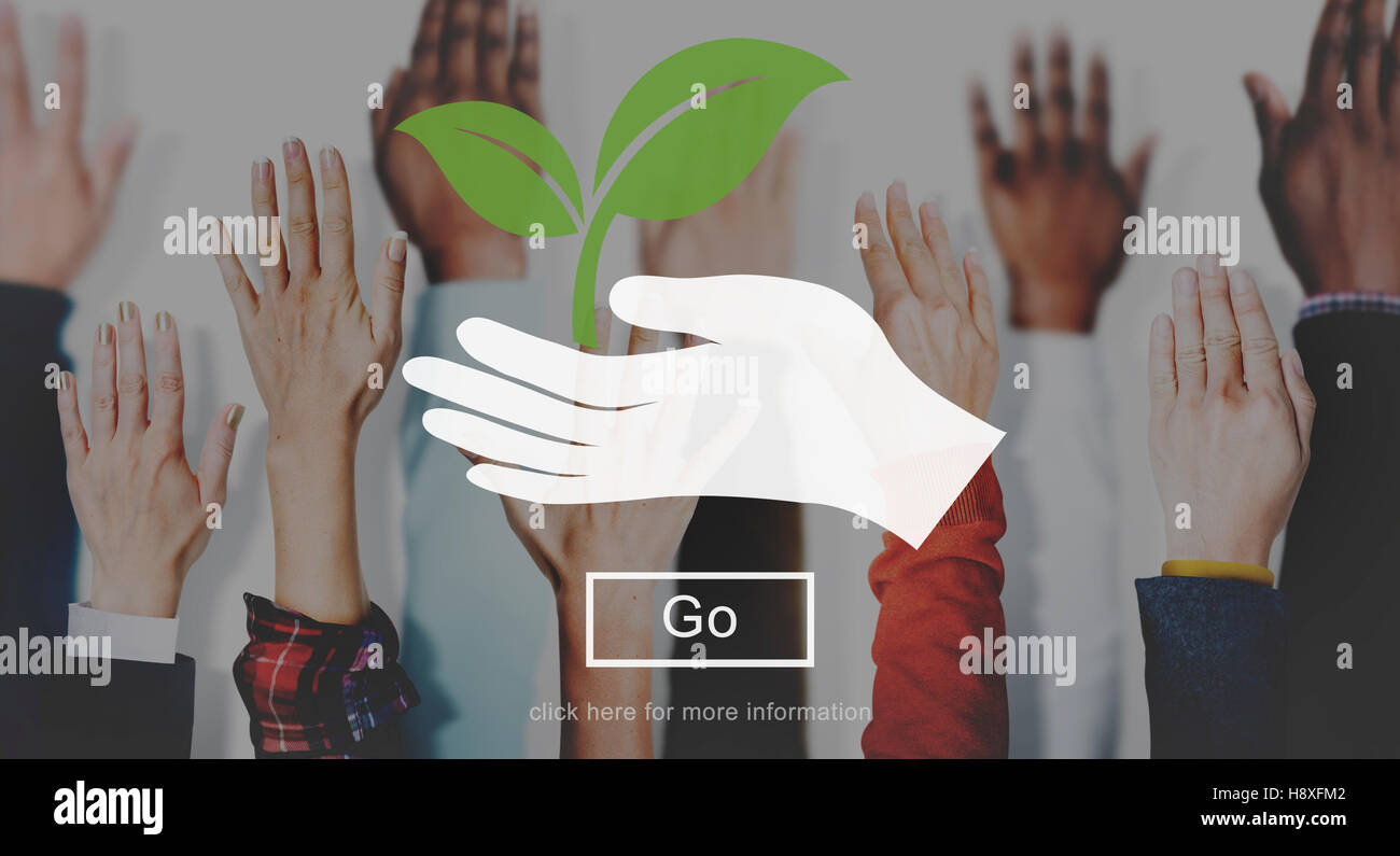 Environment Nature Plant Saving Life Concept Stock Photo - Alamy