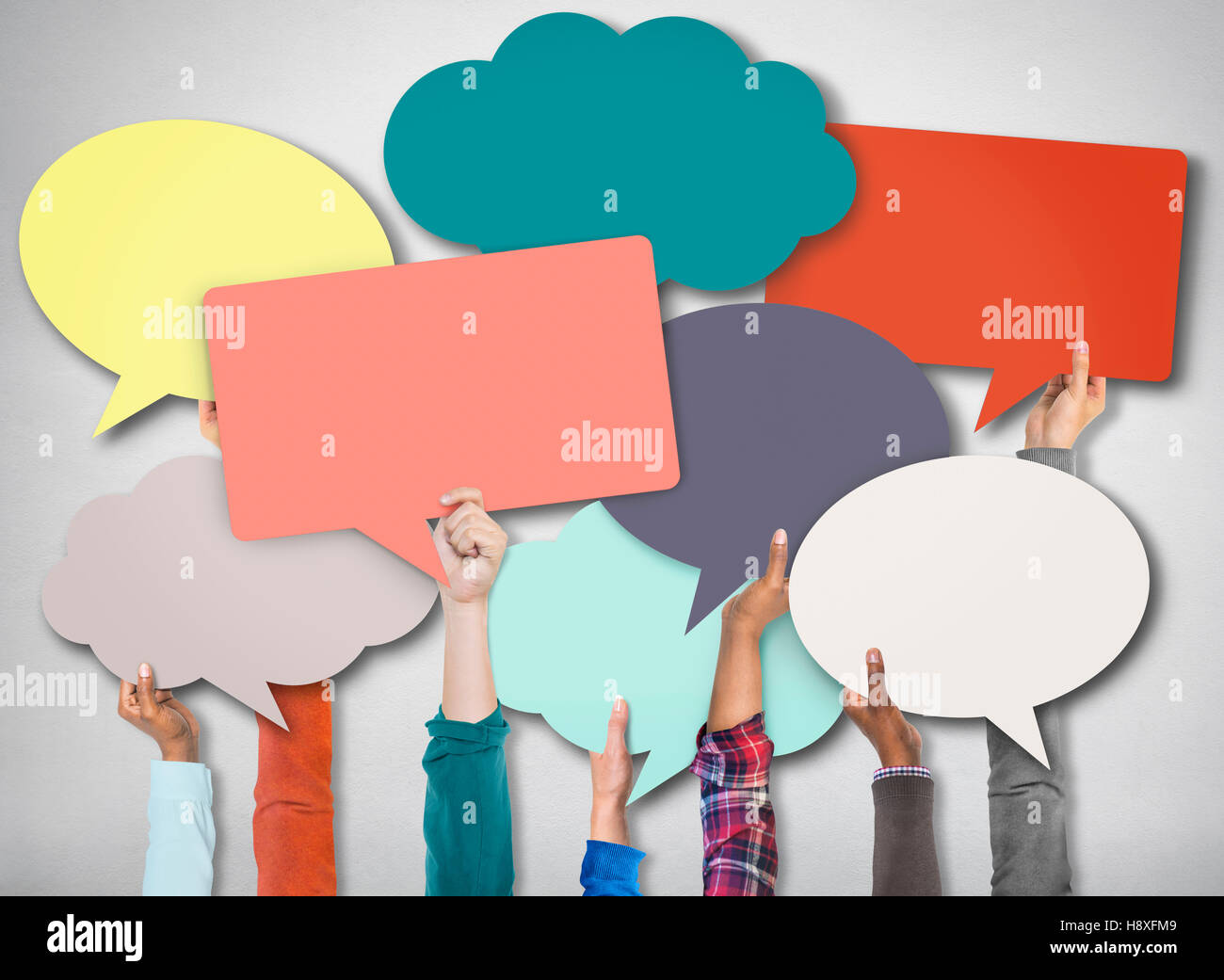 Speech Bubble Sign Symbol Communication Concept Stock Photo - Alamy