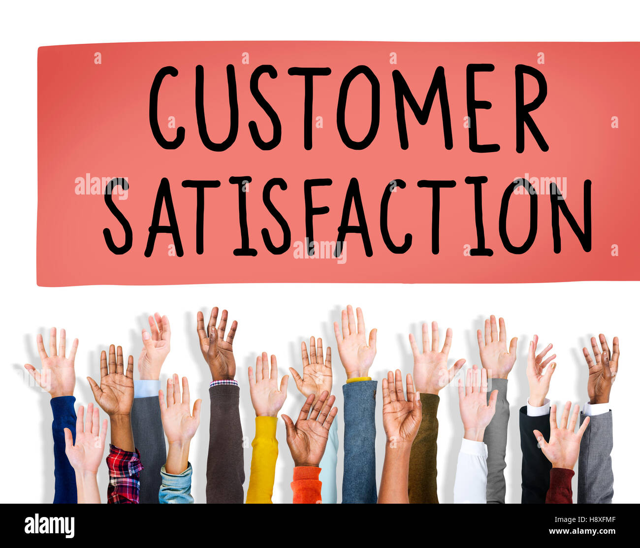 Customer Satisfaction Service Support Assistance Concept Stock Photo ...