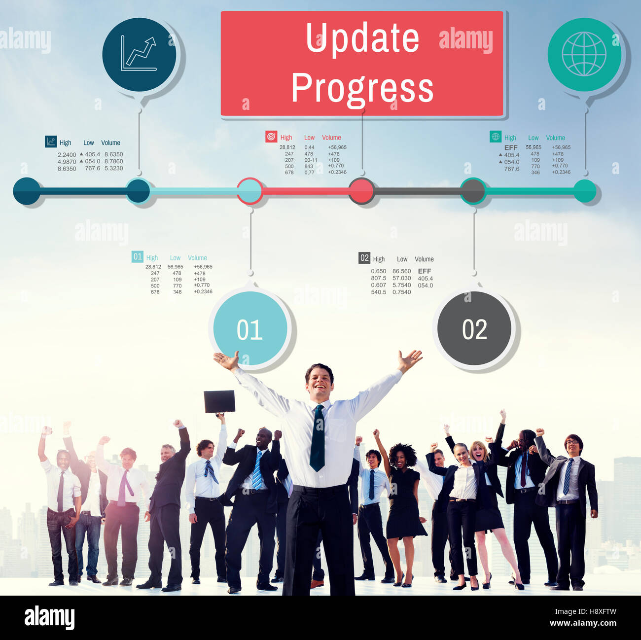 Update Progress Improvement Proceed Information Concept Stock Photo - Alamy