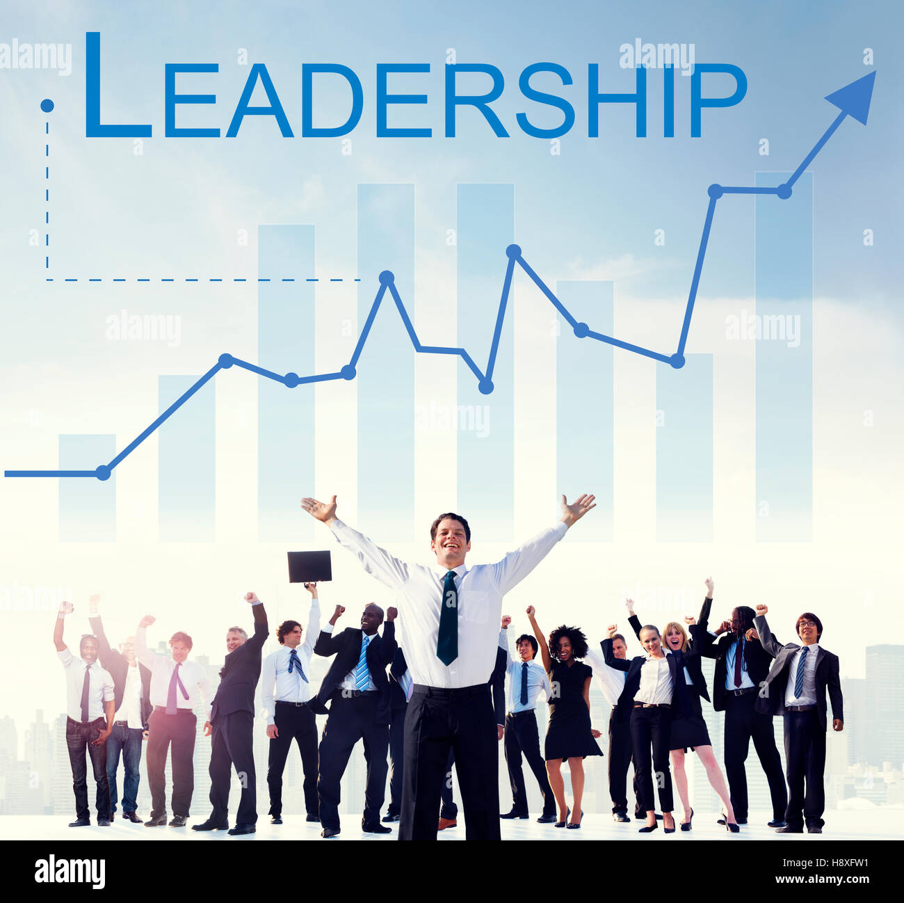 Leadership Management Skills Leader Support Concept Stock Photo - Alamy