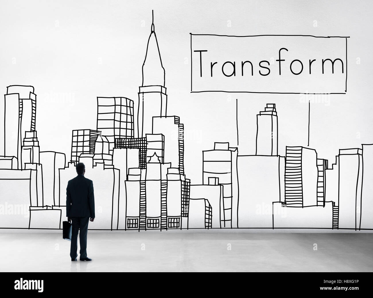 Transform Transformation Change Evolution Concept Stock Photo - Alamy