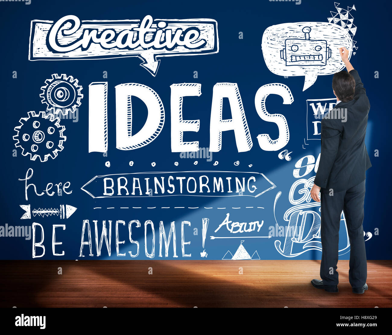 Ideas Creative Brainstorming Ability Thinking Concept Stock Photo - Alamy