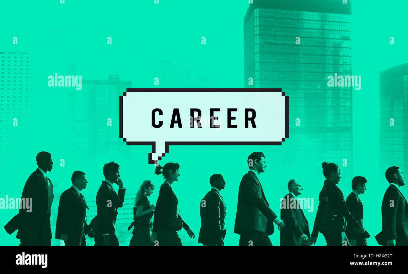 Career Occupation Human Resources Employment Recruitment Concept Stock ...