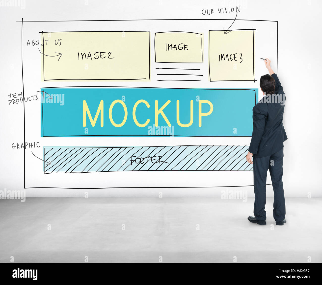 Mockup Object Imitate Model Replica Design Reproduce Concept Stock ...