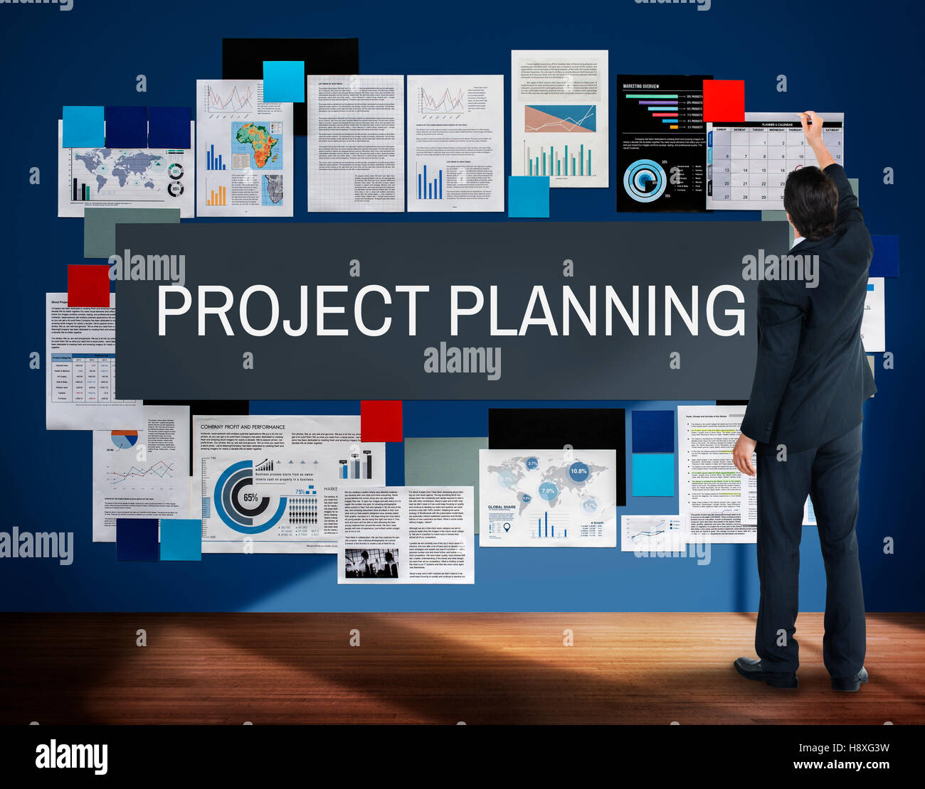 Project Planning Information Explaining Ideas Concept Stock Photo - Alamy
