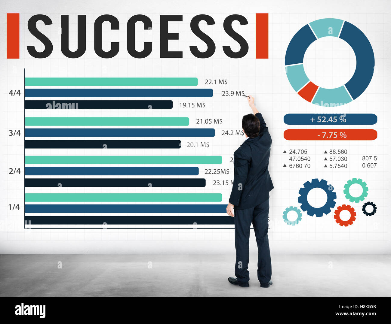 Success Successful Goal Achievement Complete Concept Stock Photo - Alamy