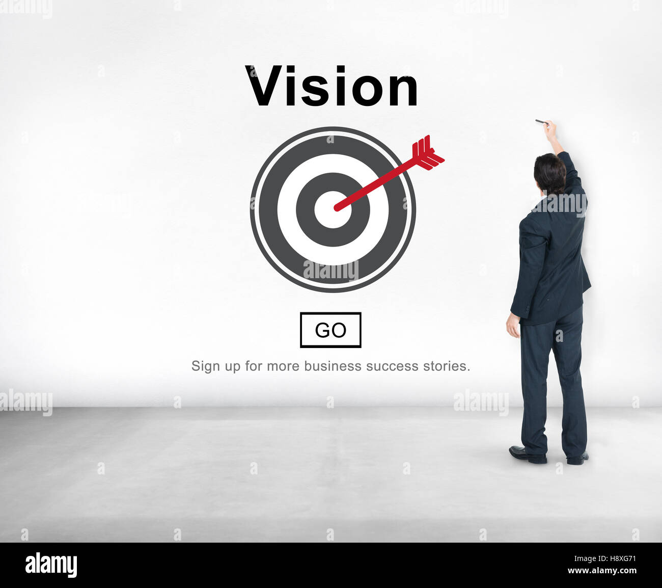 Vision Inspiration Homepage Ideas Concept Stock Photo - Alamy