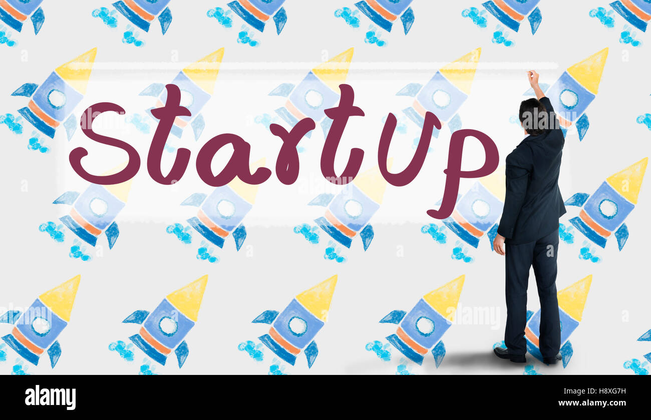 Start Up Launch Business Strategy Development Concept Stock Photo - Alamy