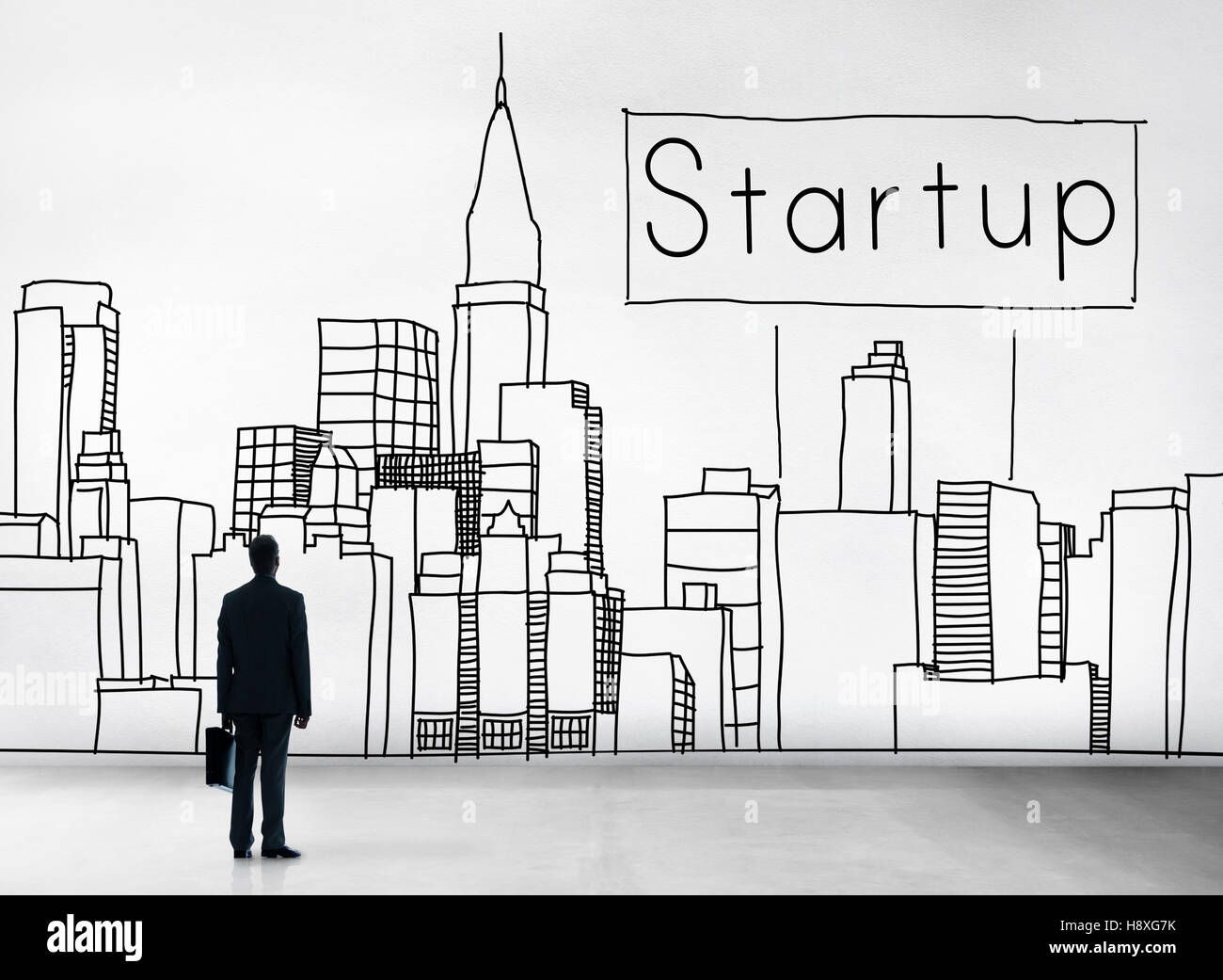 Startup New Business Vision Strategy Launch Concept Stock Photo - Alamy