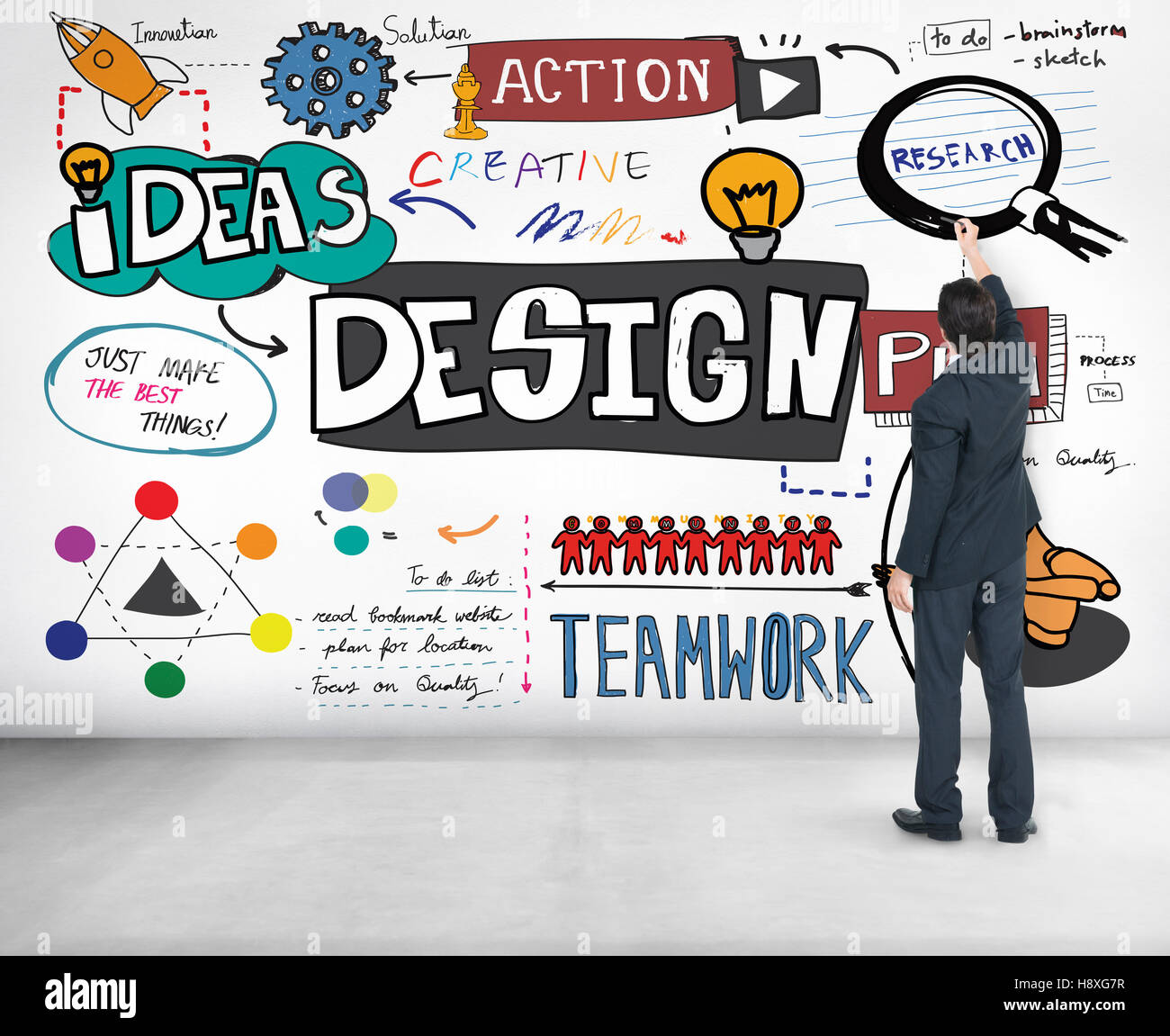 Design Creative Inspiration Ideas Concept Stock Photo - Alamy