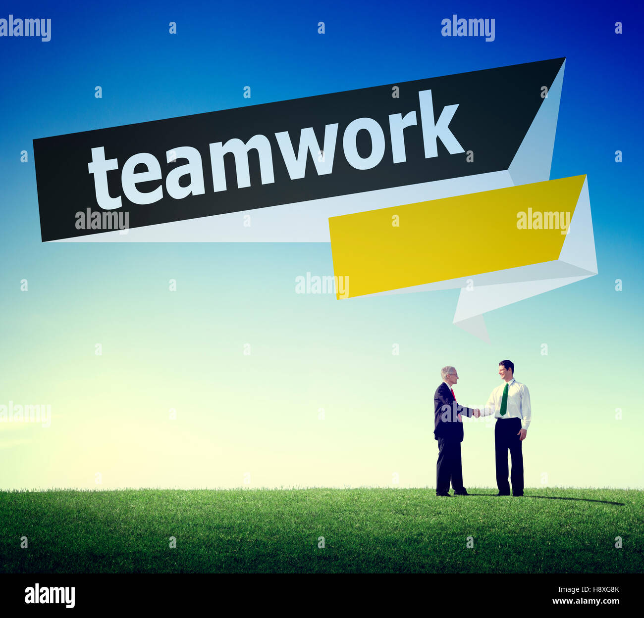 Team Corporate Teamwork Collaboration Assistance Concept Stock Photo ...