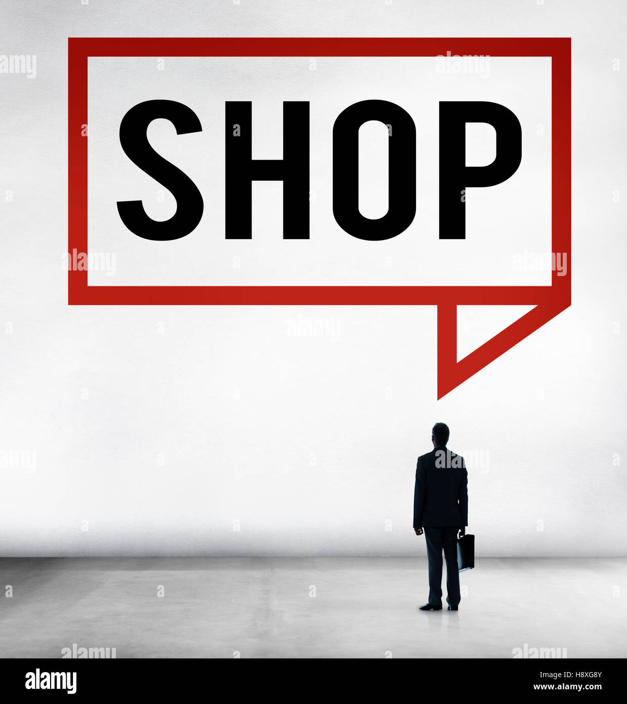 Shop Shopping Commercial Consumer Concept Stock Photo - Alamy