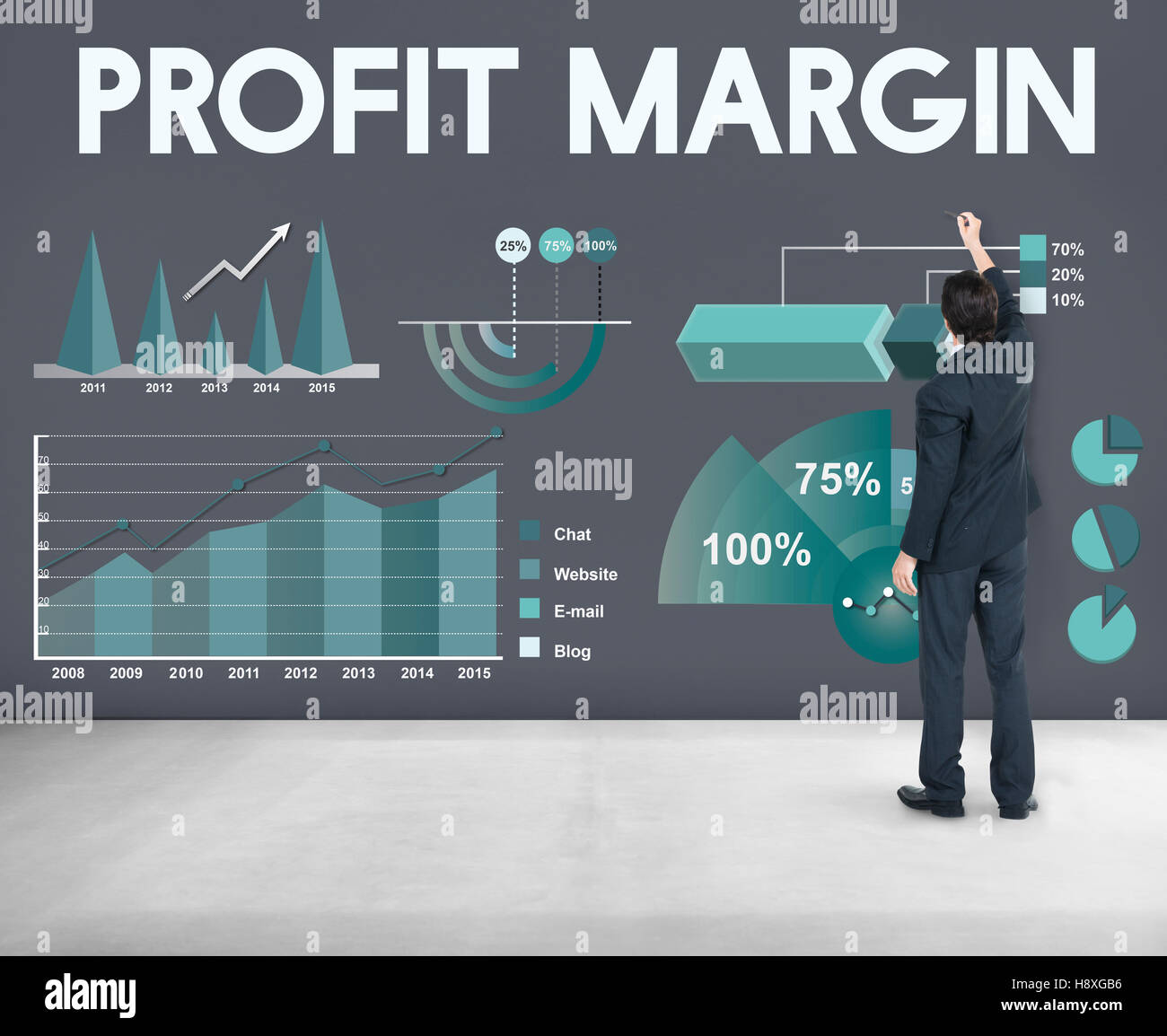 Business Profit Results Analytics Statistics Concept Stock Photo - Alamy