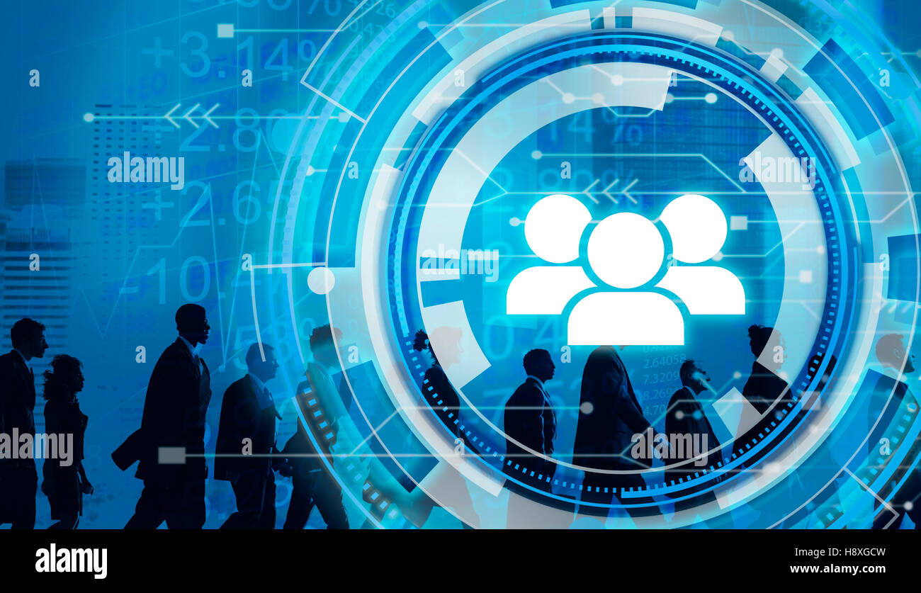 Digital Blue Hud Interface Team Concept Stock Photo - Alamy