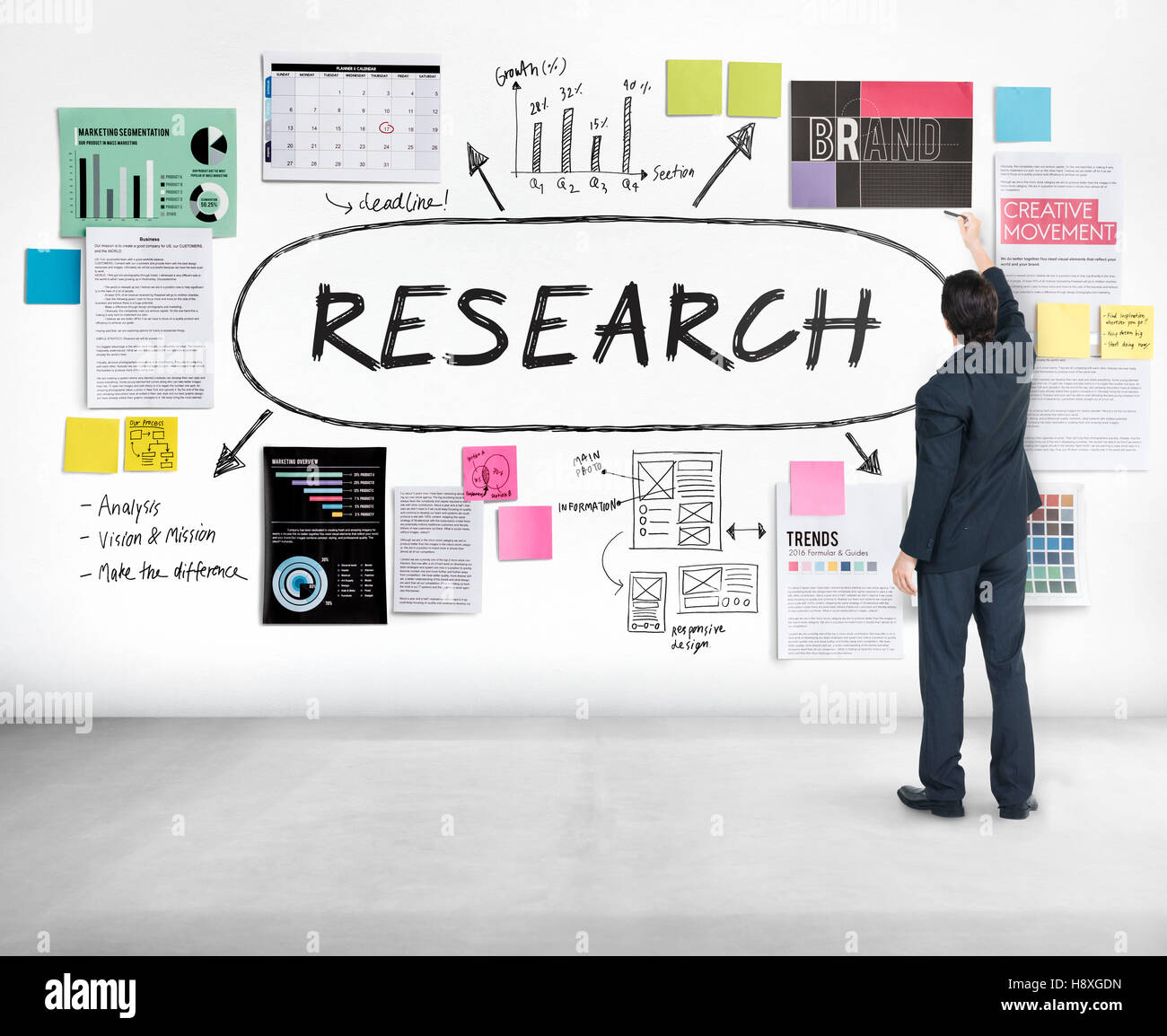 Documents Paperwork Business Strategy Concept Stock Photo - Alamy