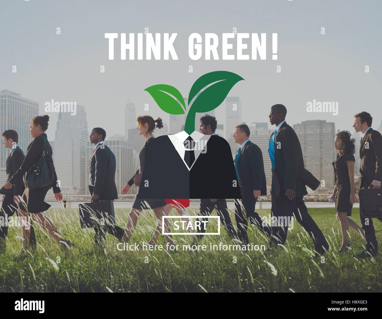 Sustainability Think Green Ecology Environment Concept Stock Photo - Alamy