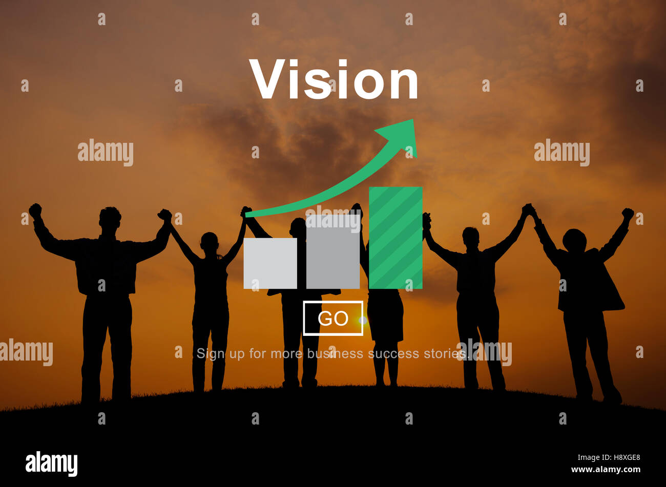 Vision Inspiration Homepage Ideas Concept Stock Photo - Alamy