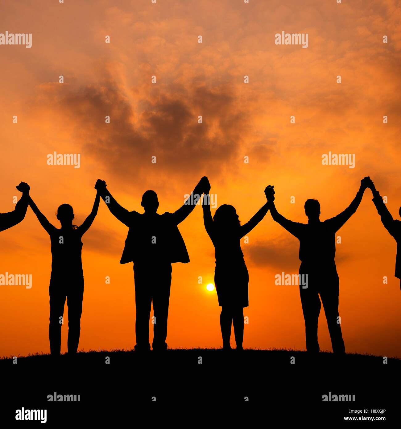 Business People Togetherness Coporate Team Unity Concept Stock Photo ...