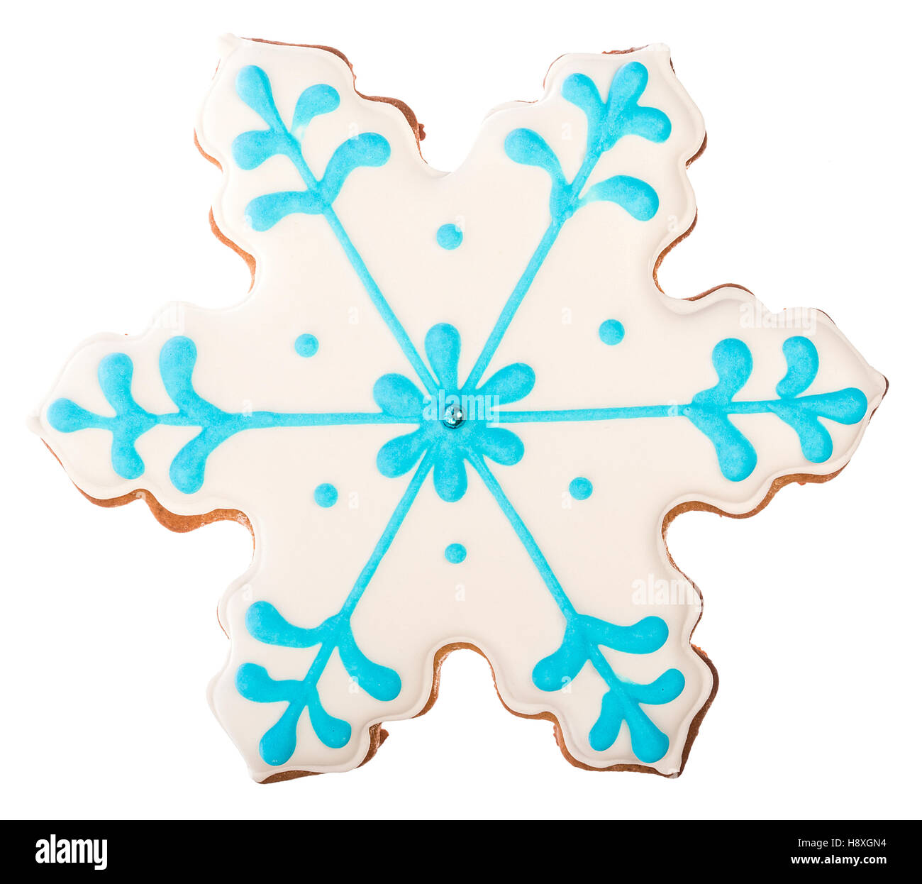 Beautiful and delicious gingerbread Christmas gingerbread snowflake ...