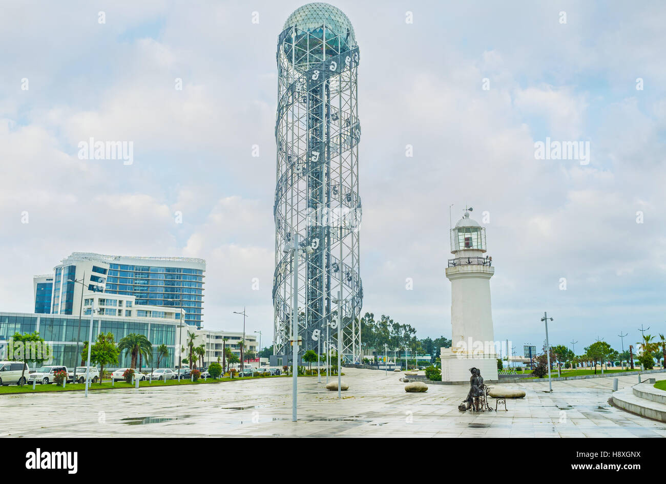 The Alphabetic Tower with the perfect viewpoint on the top, symbolizing ...