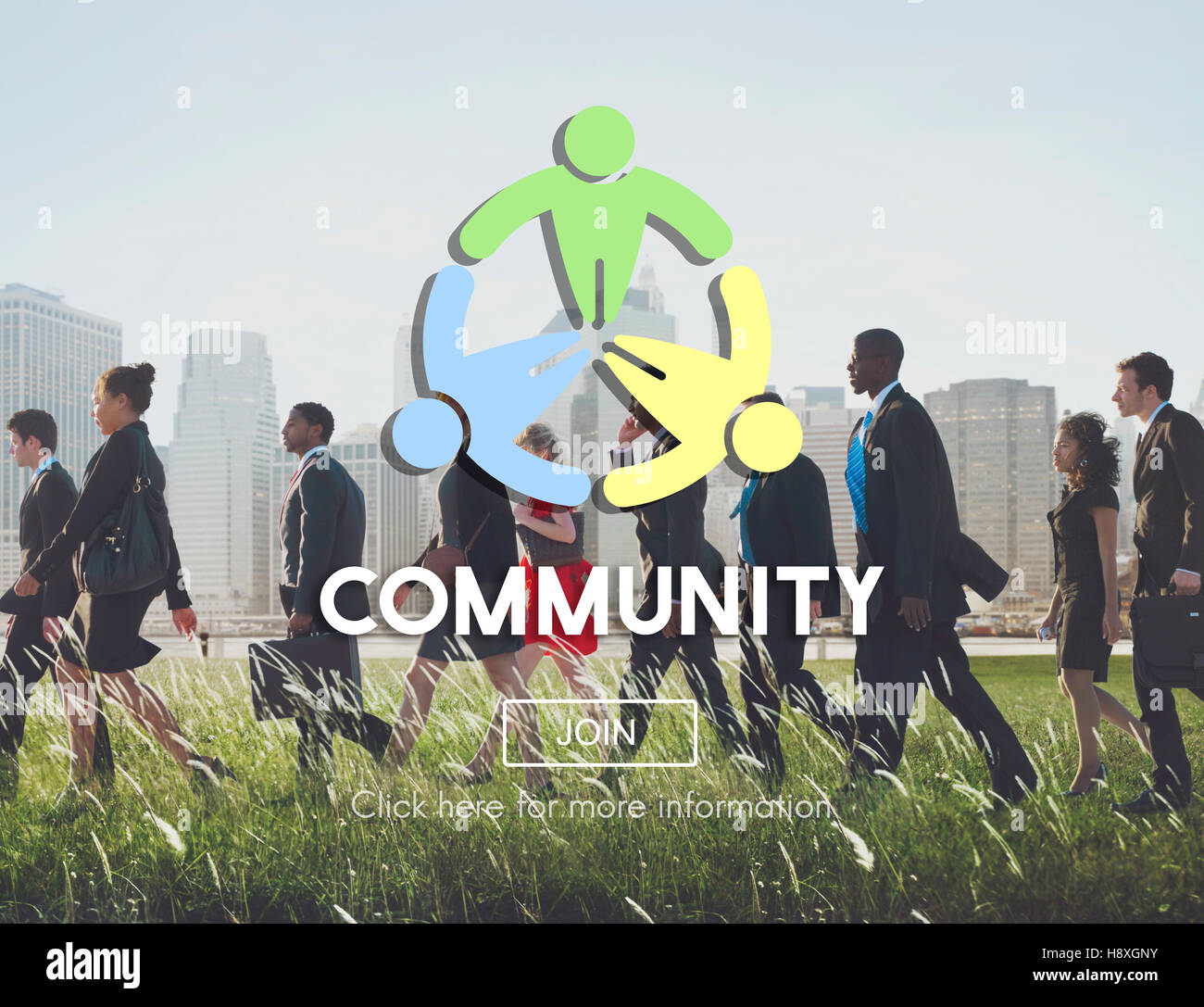 Globalized Community Unity Connection Network Concept Stock Photo - Alamy