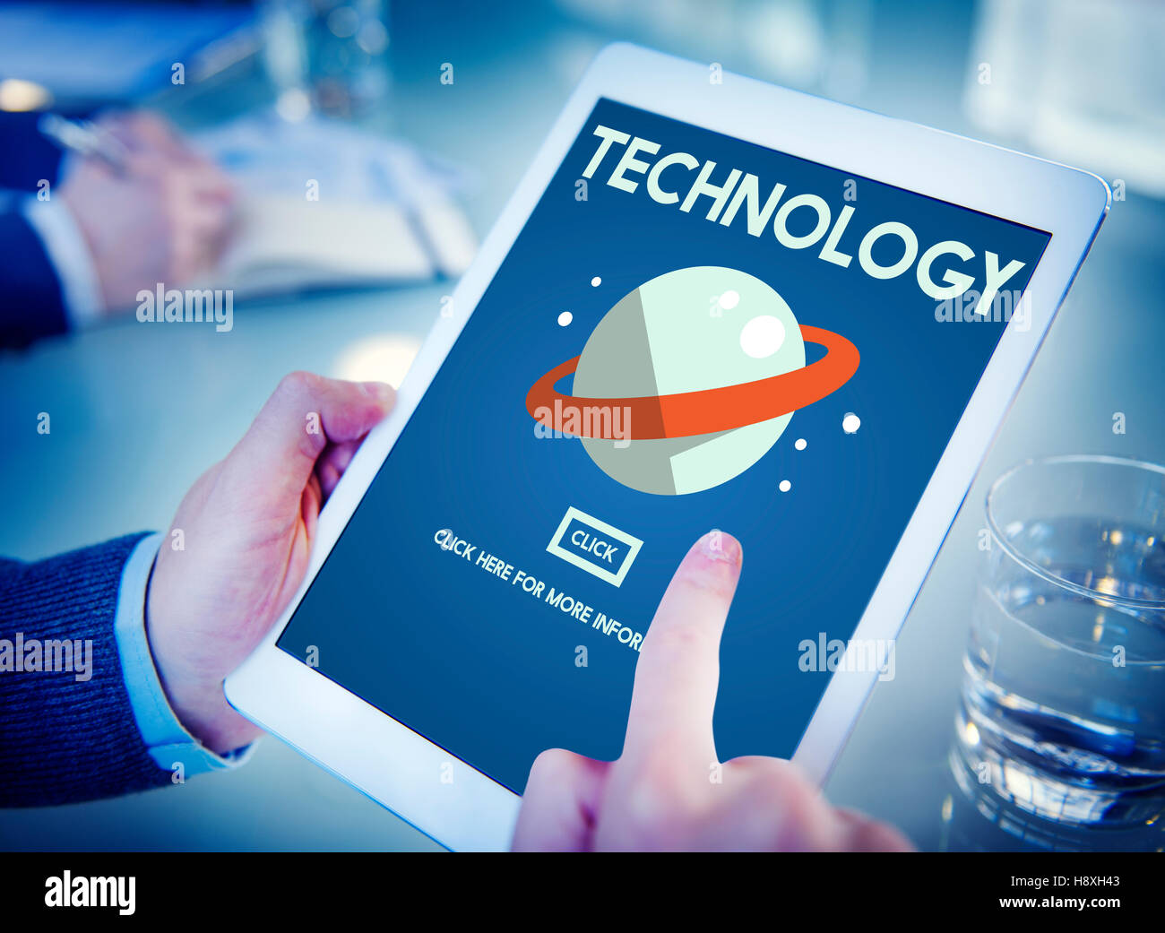 Technology Data Digital Internet Innovation Tech Concept Stock Photo ...