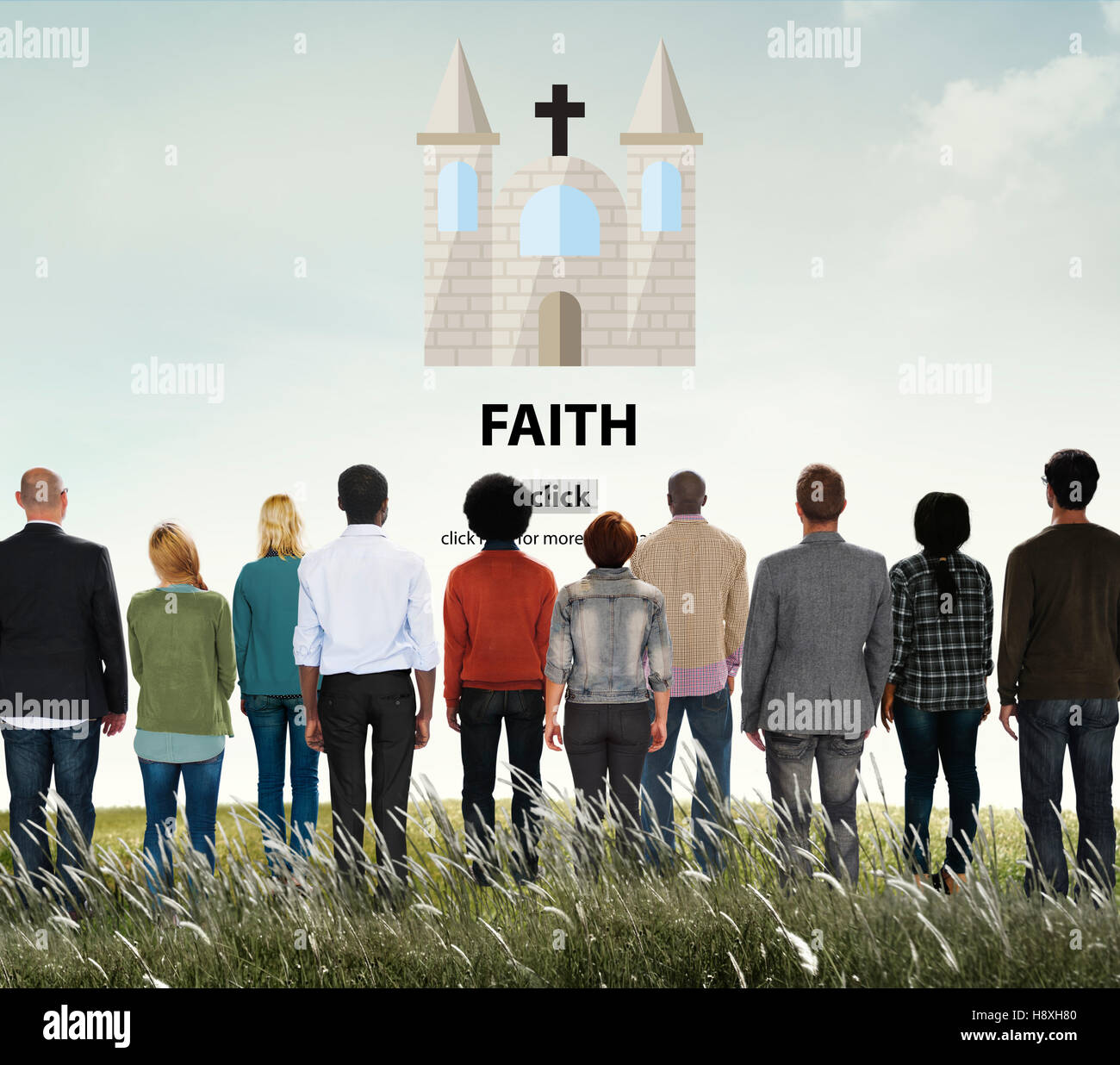 Faith Ideas Imagine Inspiration Mindset Trust Concept Stock Photo - Alamy