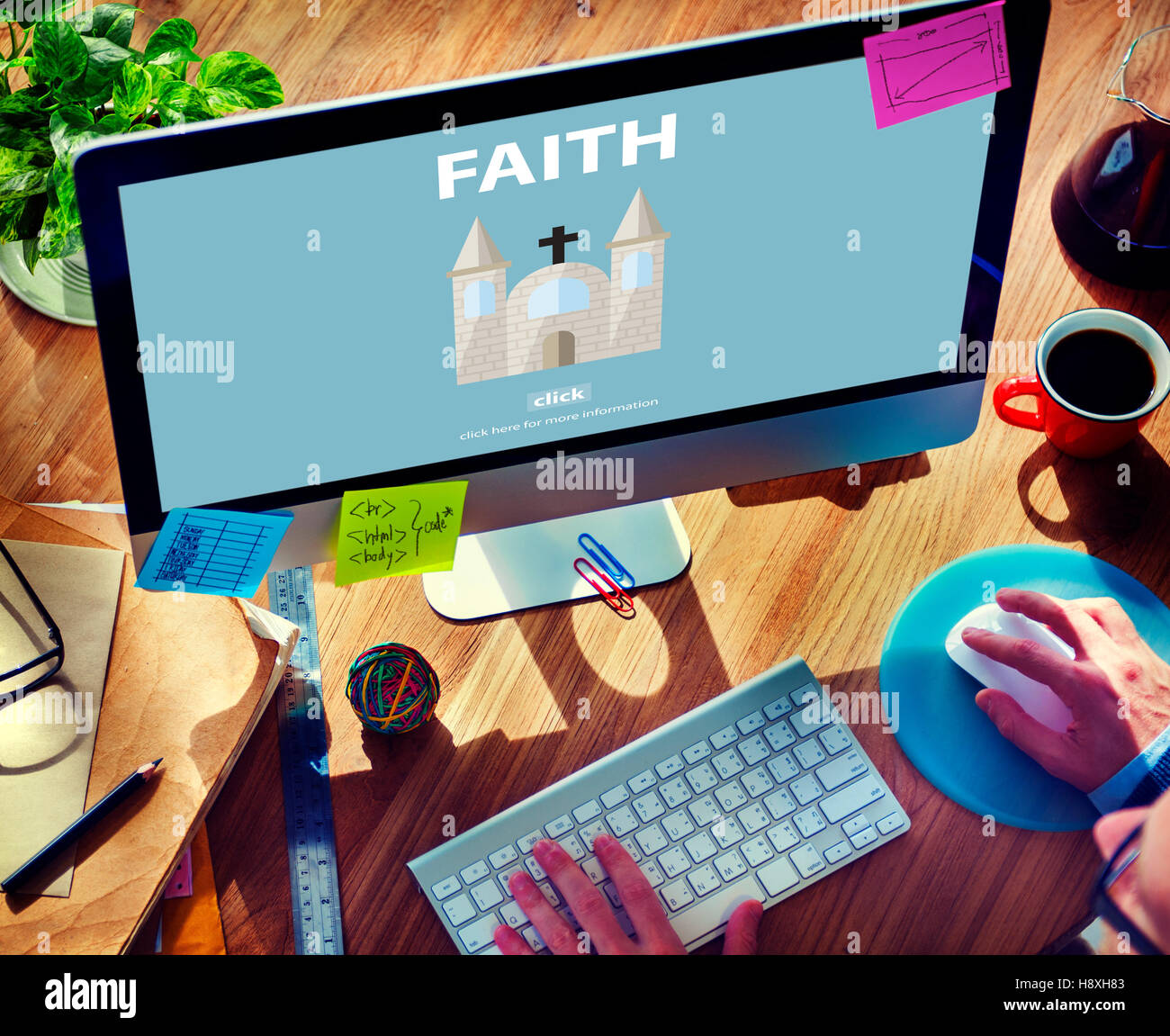 Faith Ideas Imagine Inspiration Mindset Trust Concept Stock Photo - Alamy