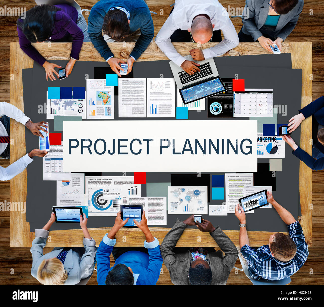 Project Planning Information Explaining Ideas Concept Stock Photo - Alamy