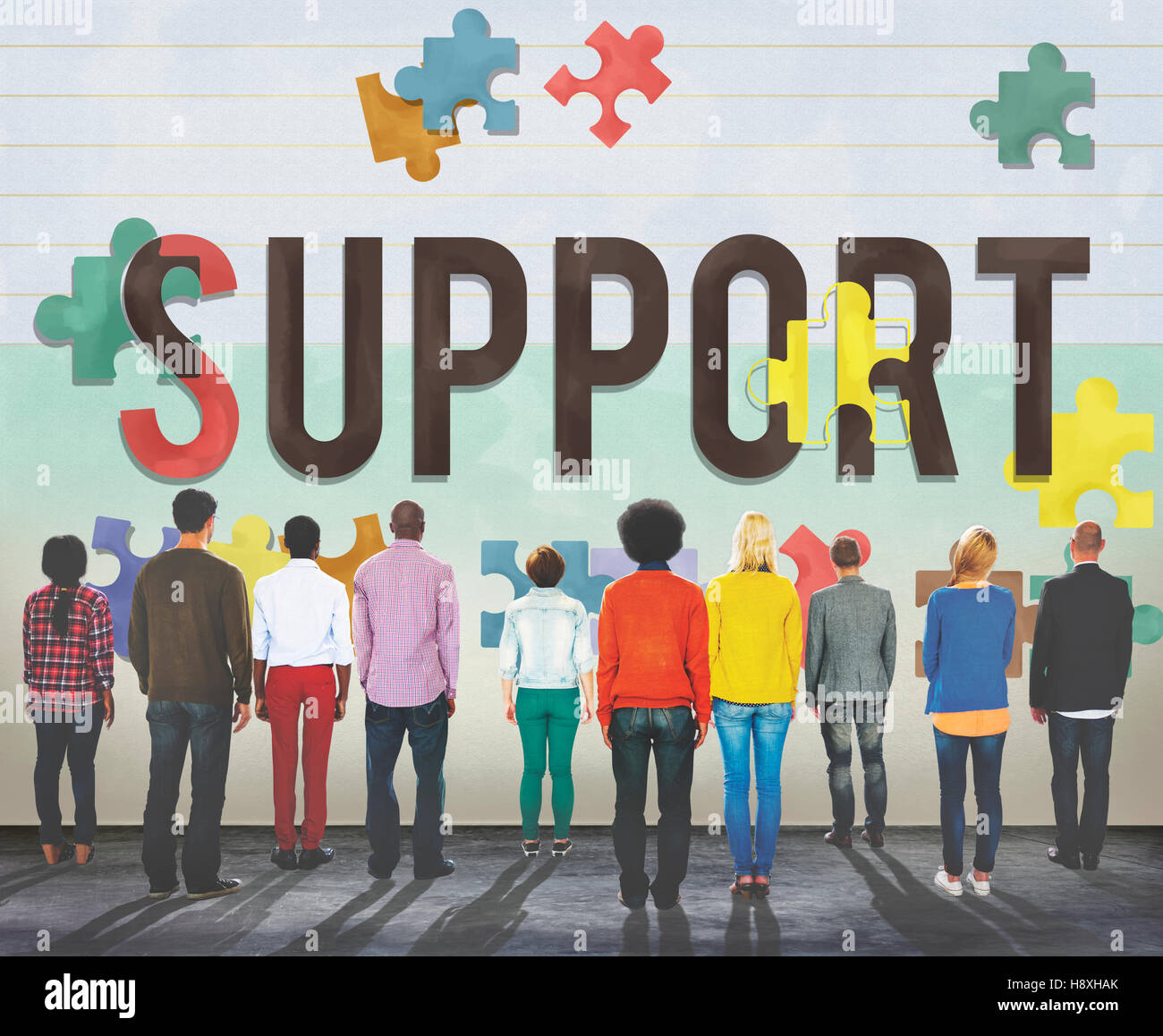 Support Social Help Charity Care Concept Stock Photo - Alamy