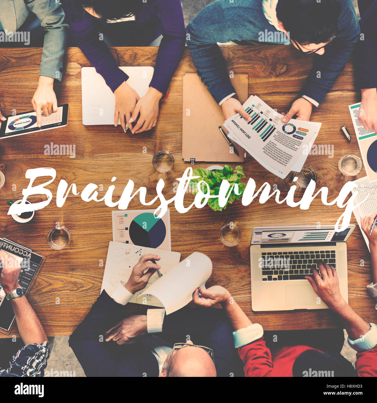 Brainstorming Strategy Think Learn Ideas Concept Stock Photo - Alamy