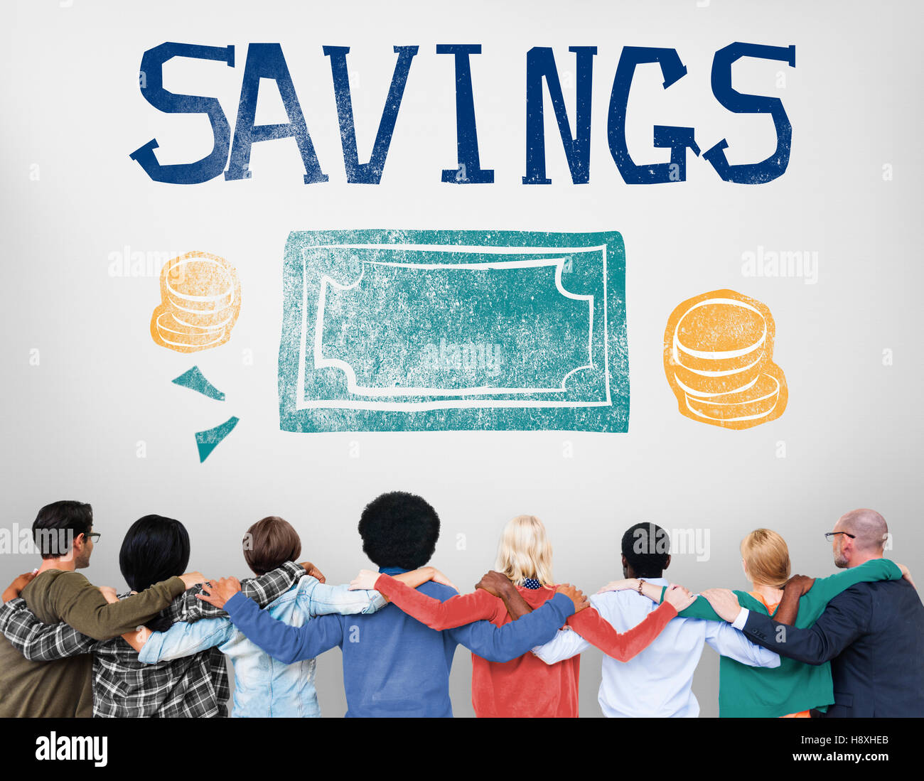 Savings Money Finance Economics Currency Concept Stock Photo - Alamy